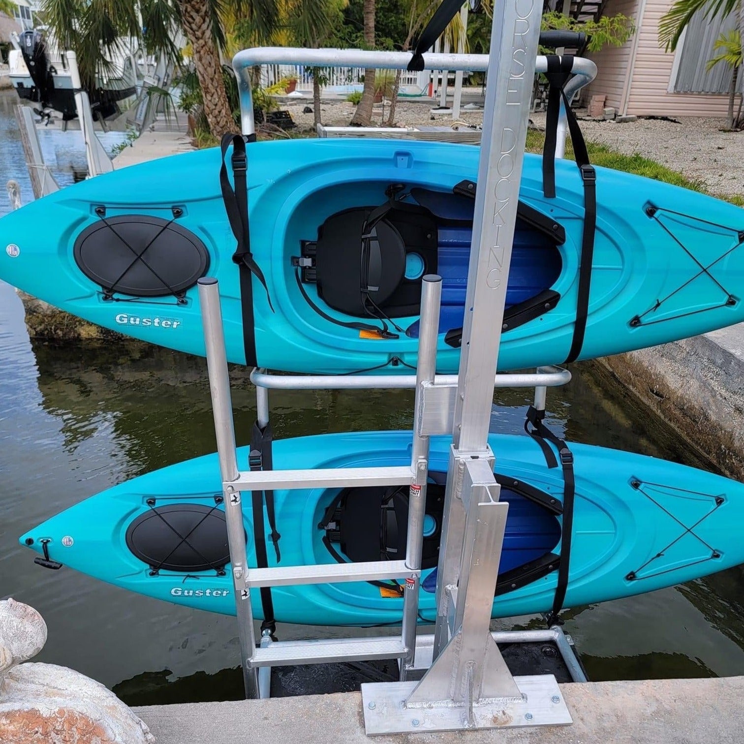 Seahorse Fixed Dock Kayak Launch & Stow | Aqua Gear Supply